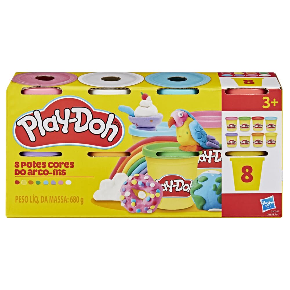 Hasbro Play-Doh 8 Pack Rainbow Colors — Toycra