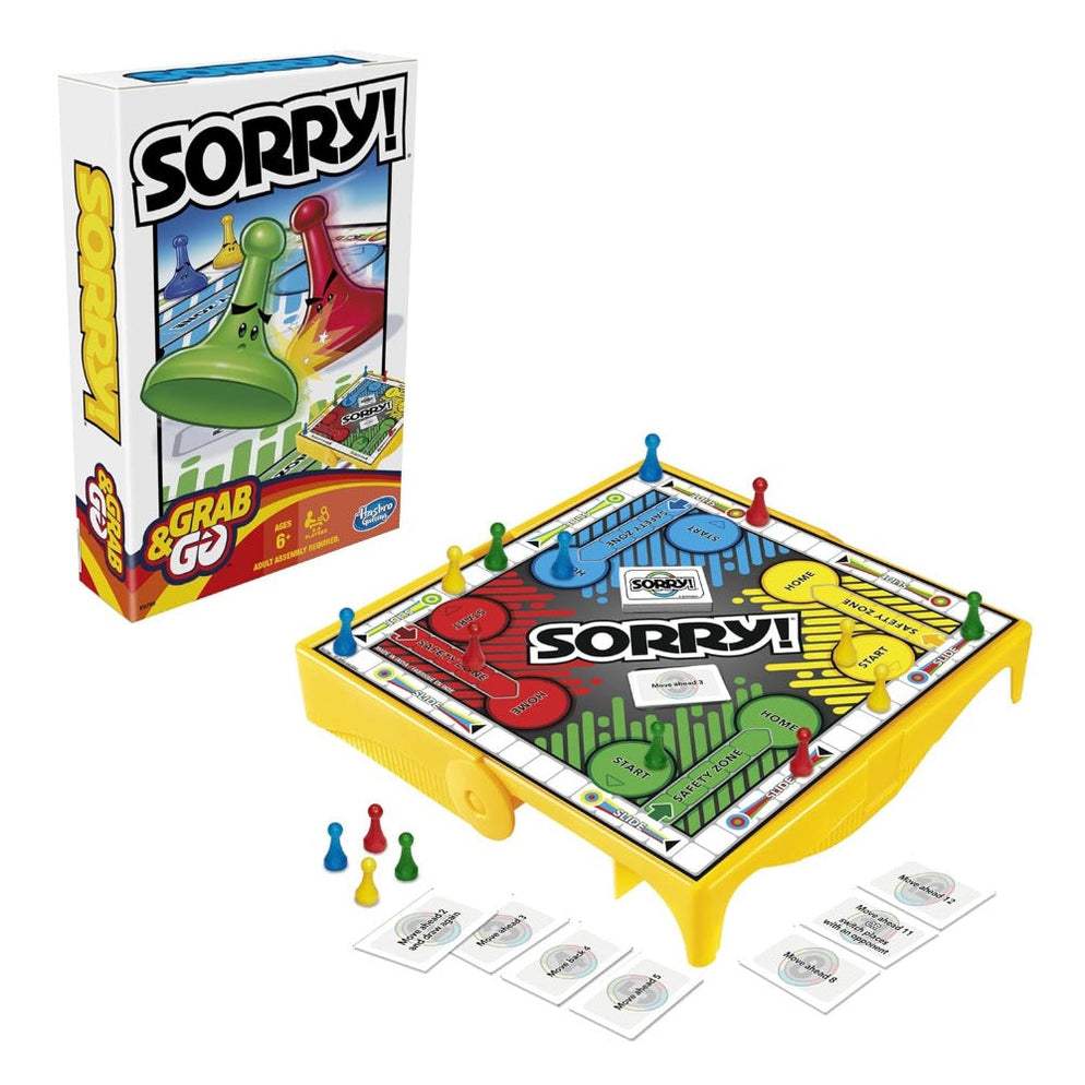 Hasbro Sorry Grab & GO Board Game — Toycra