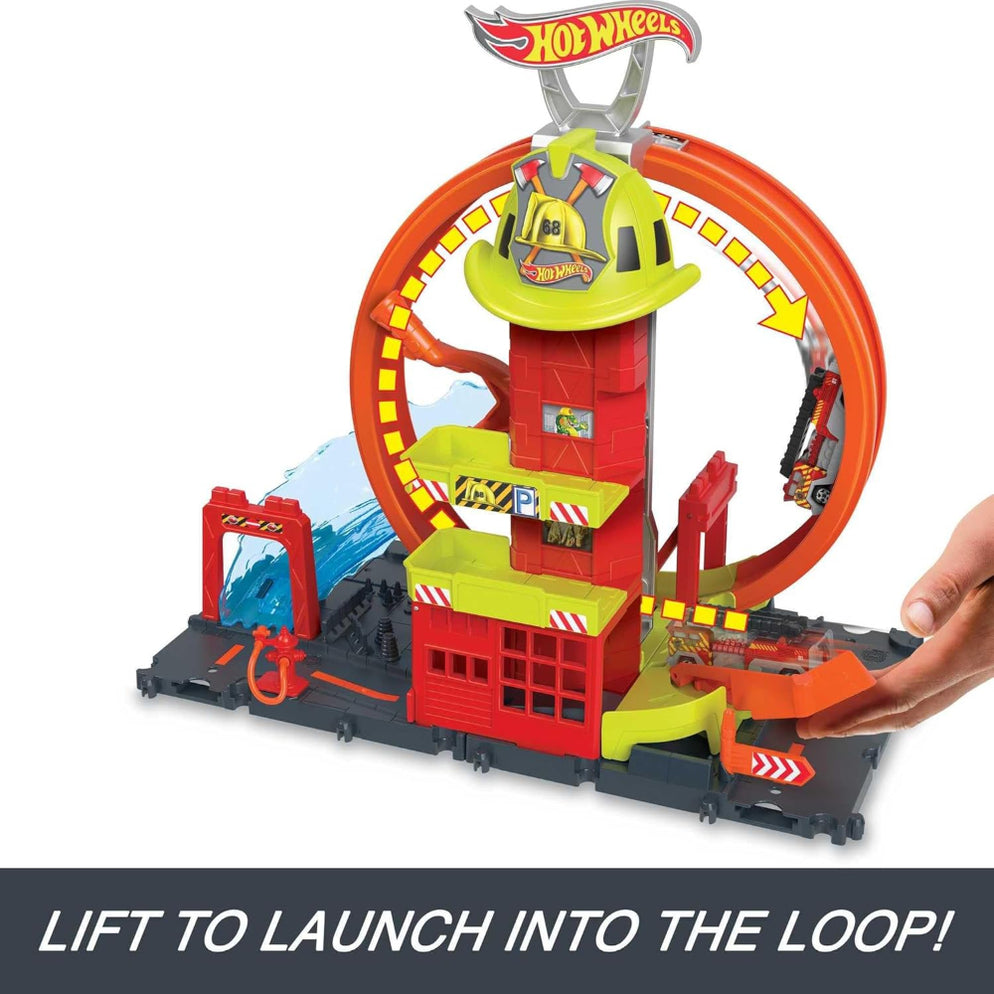 Stunning Hot Wheels Super Loop Fire Station Photos