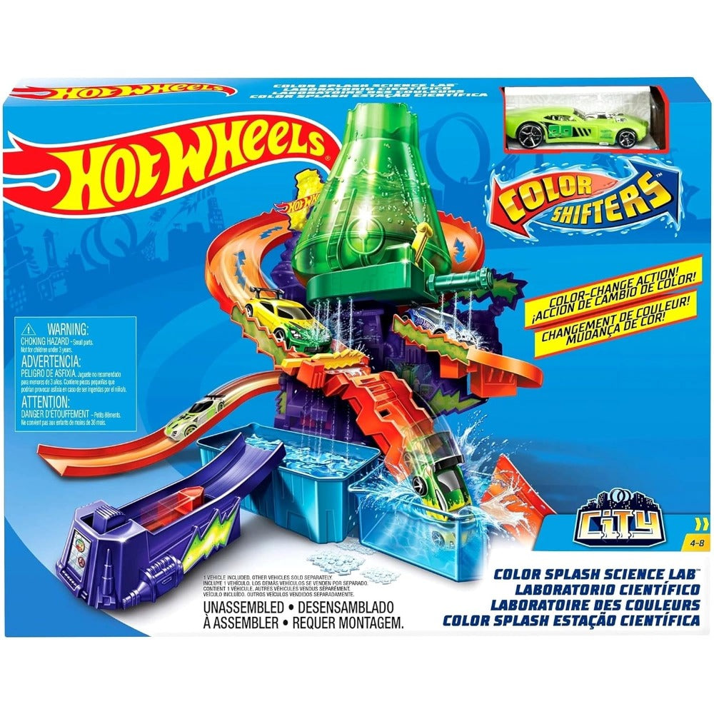 Hot Wheels Color Shifters Color Splash Science Lab Playset | Buy — Toycra