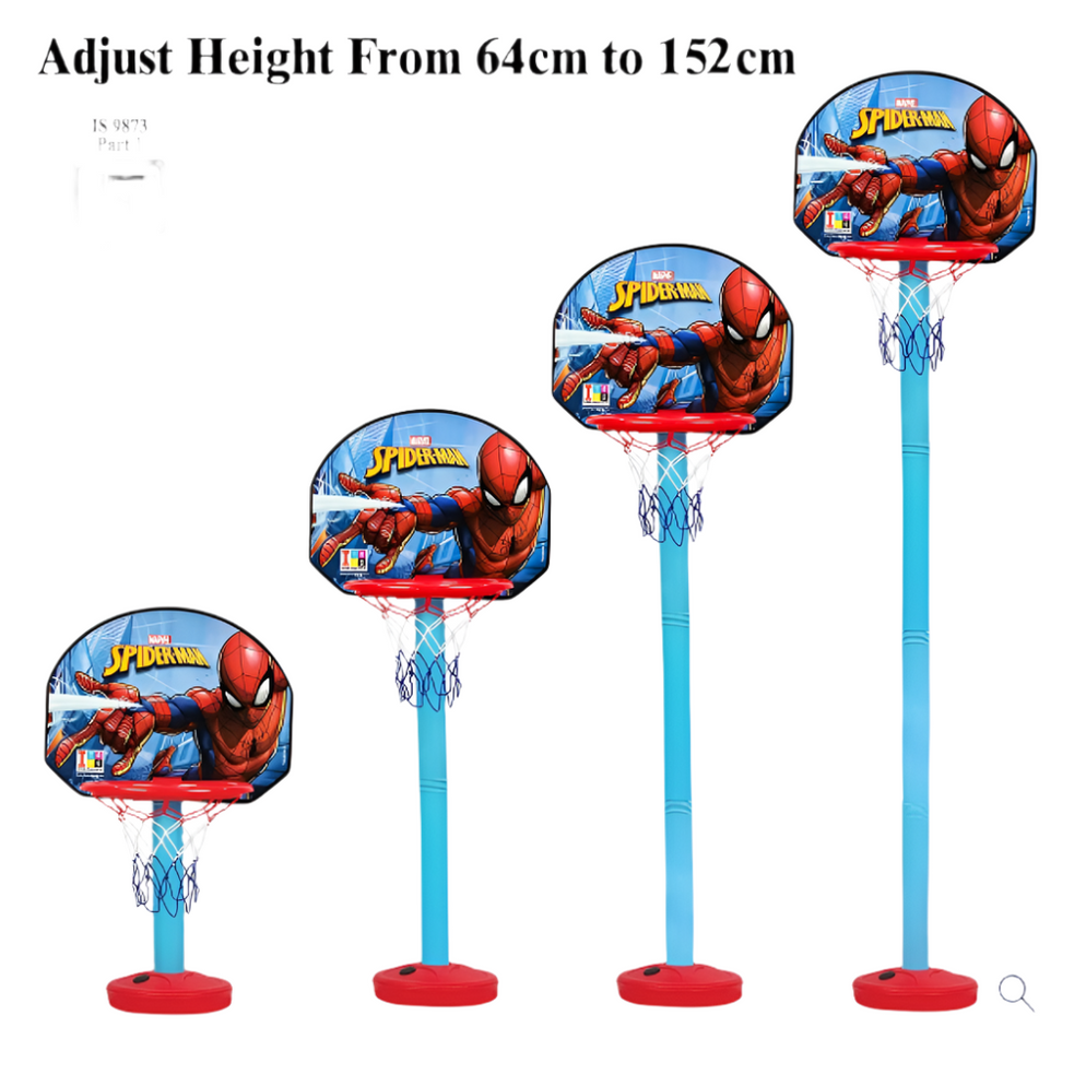 ITOYS Marvel Spiderman Shooting Champ Basketball Set for Kids - Multic ...