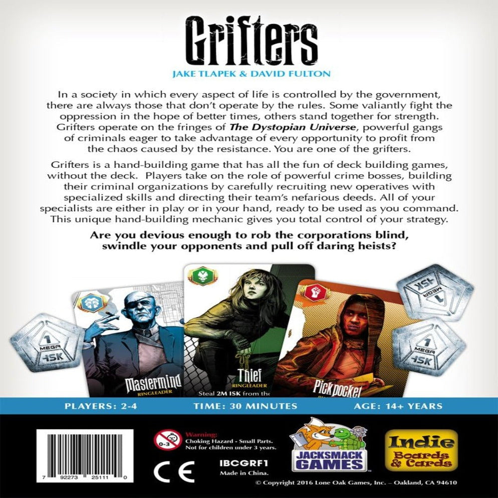 Indie Boards & Cards Grifters Game — Toycra