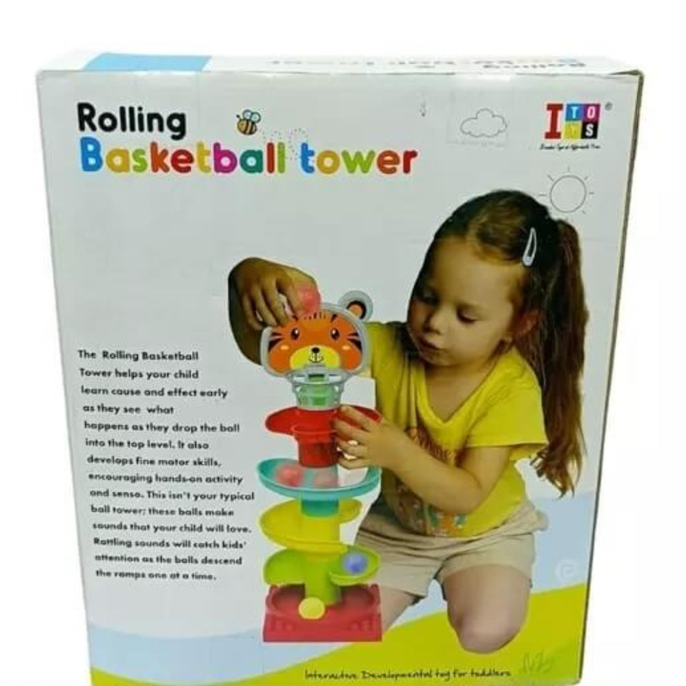 Itoys Rolling Basketball Tower — Toycra