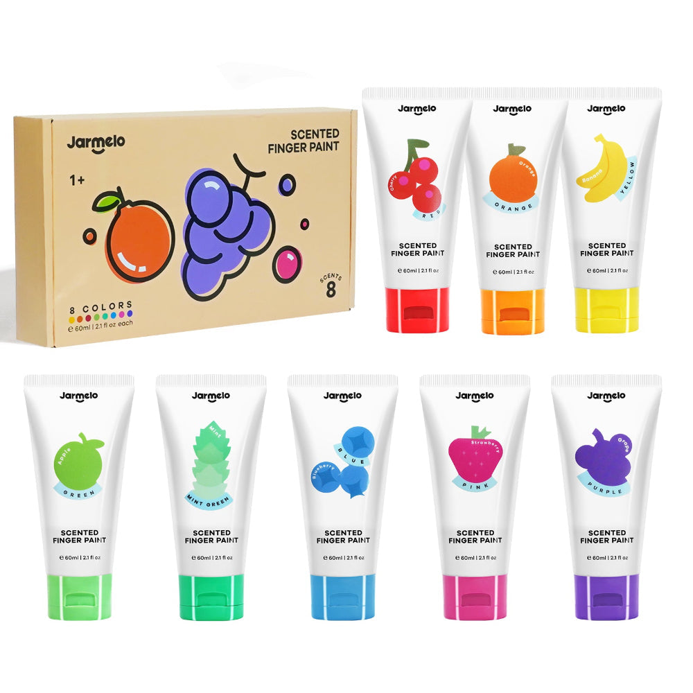 Jar Melo Scented Finger Paint-8 colors — Toycra
