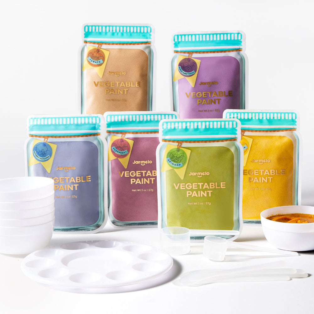Jar Melo Vegetable Powder Paints- 6 Colors — Toycra