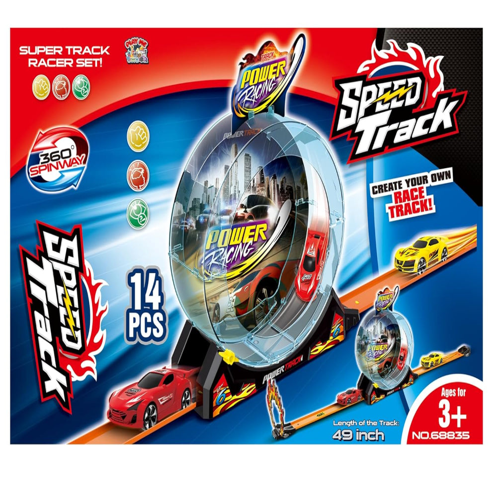 Joy Junction Track Set Loop Track Car Racing Set -14pc — Toycra