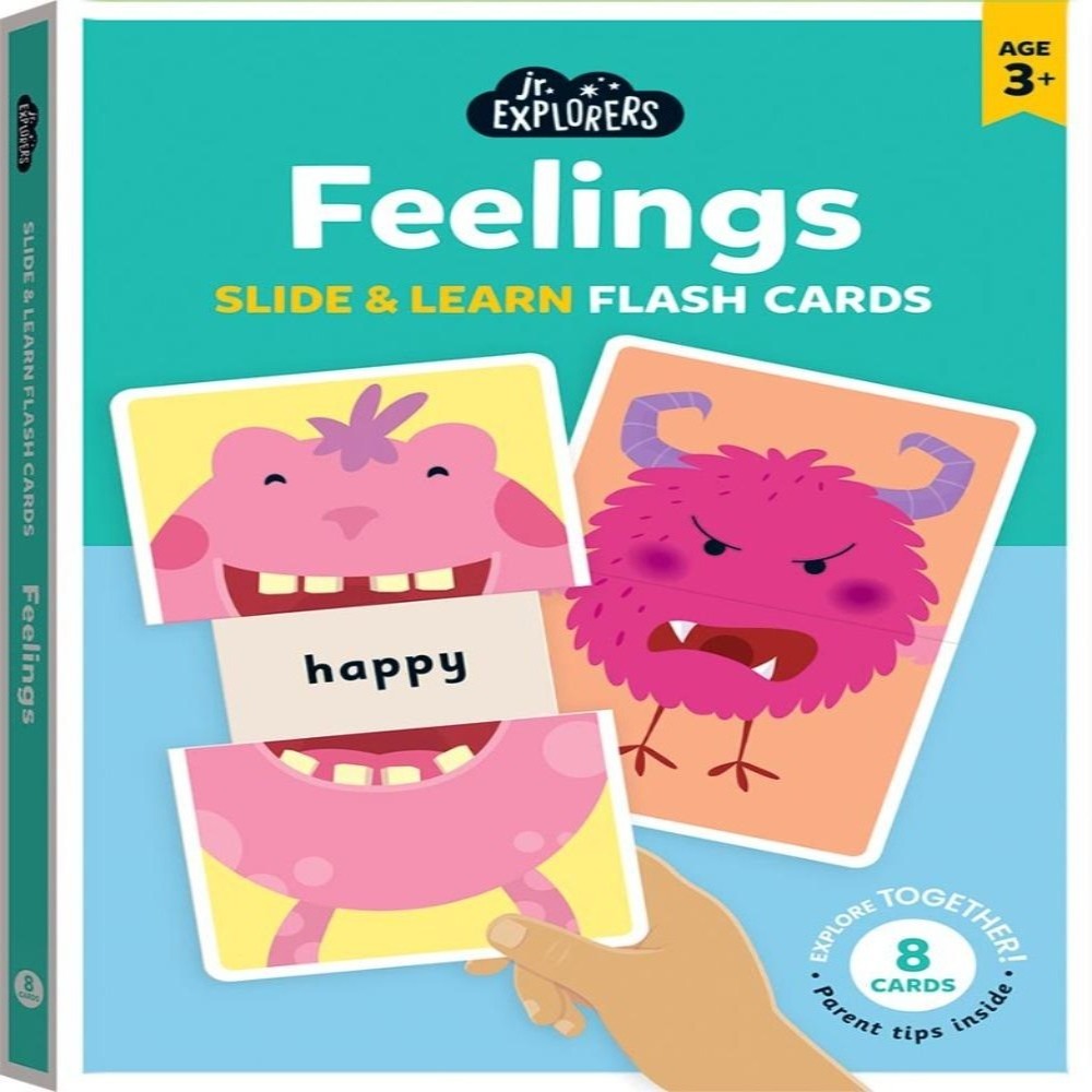 Junior Explorers Feelings Slide & Learn Flash Cards — Toycra