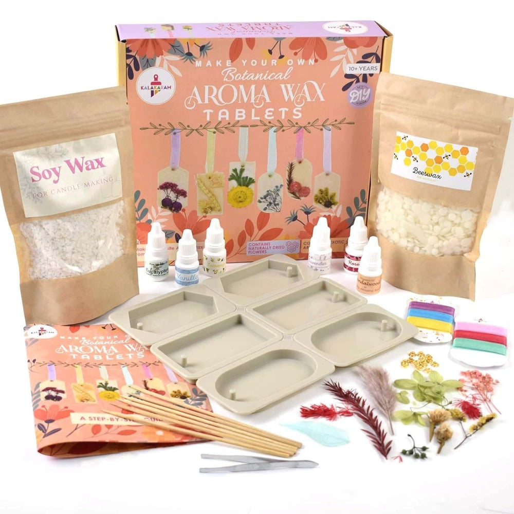 Kalakaram DIY Botanical Aroma Wax Tablet Kit — Toycra