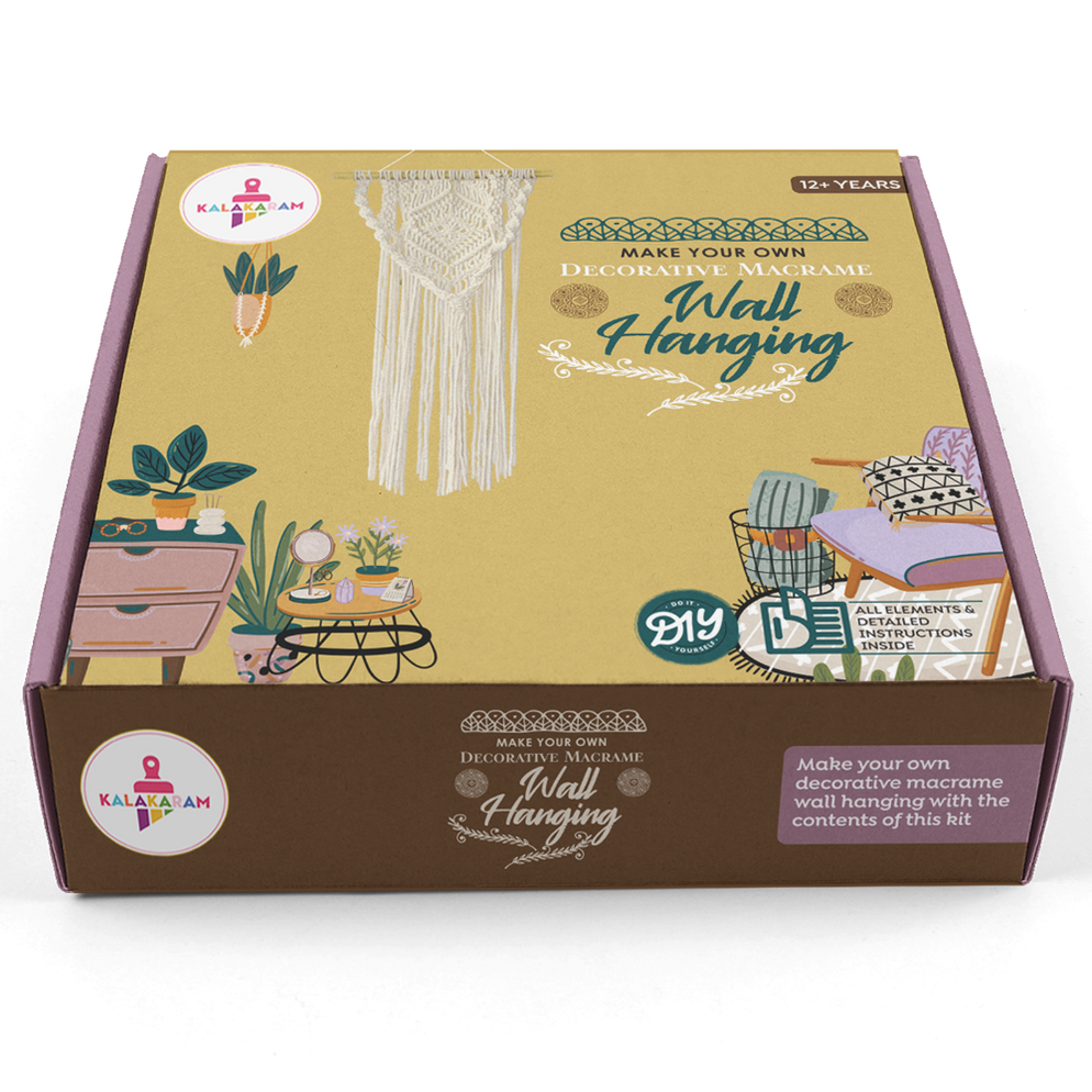 Kalakaram DIY Macrame Wall Hanging Kit — Toycra