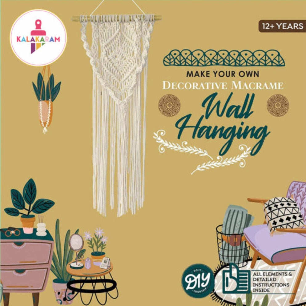 Kalakaram DIY Macrame Wall Hanging Kit — Toycra