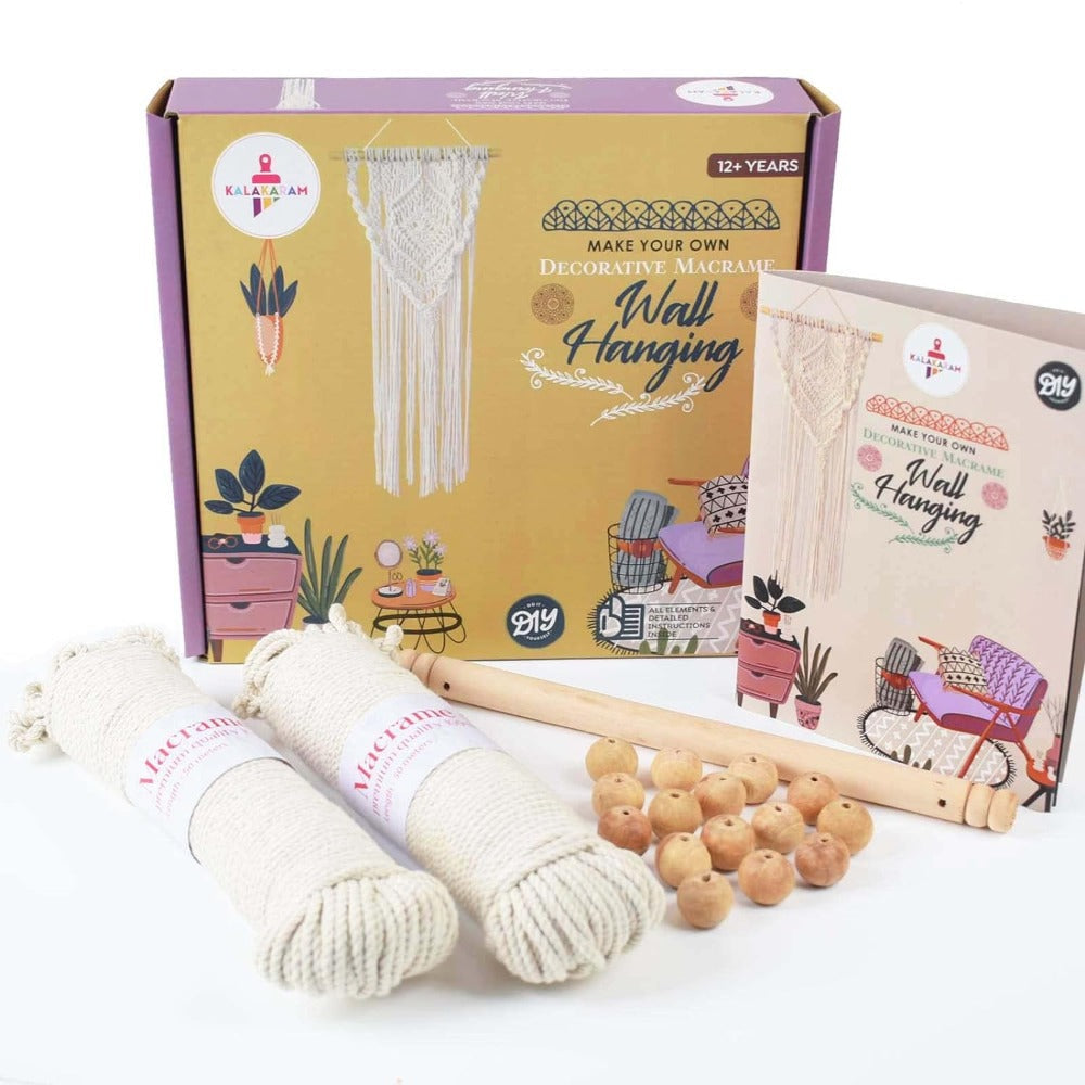 Kalakaram DIY Macrame Wall Hanging Kit — Toycra