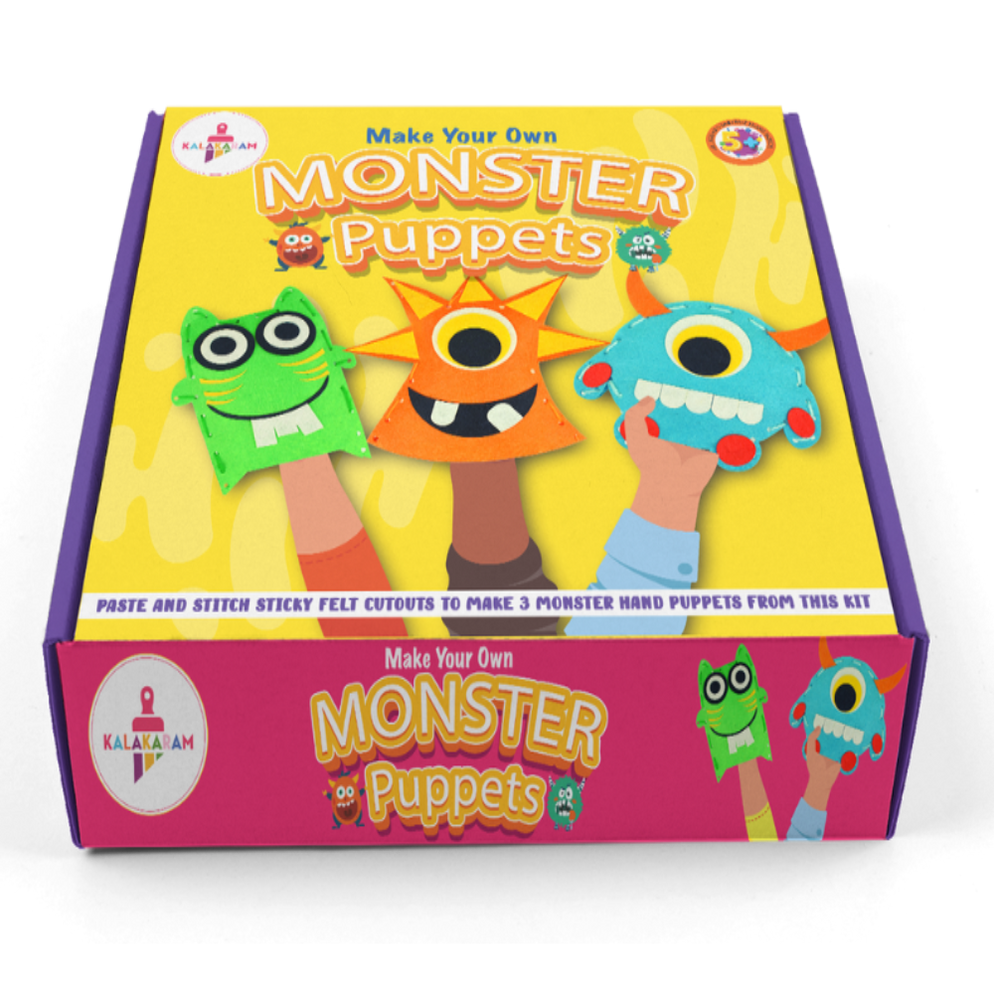 Kalakaram DIY Monster Puppets — Toycra