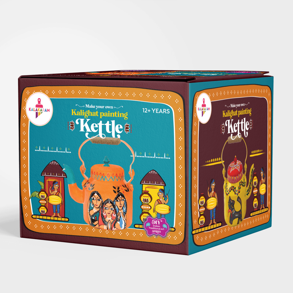 Kalakaram Kalighat Painting Kettle Kit — Toycra