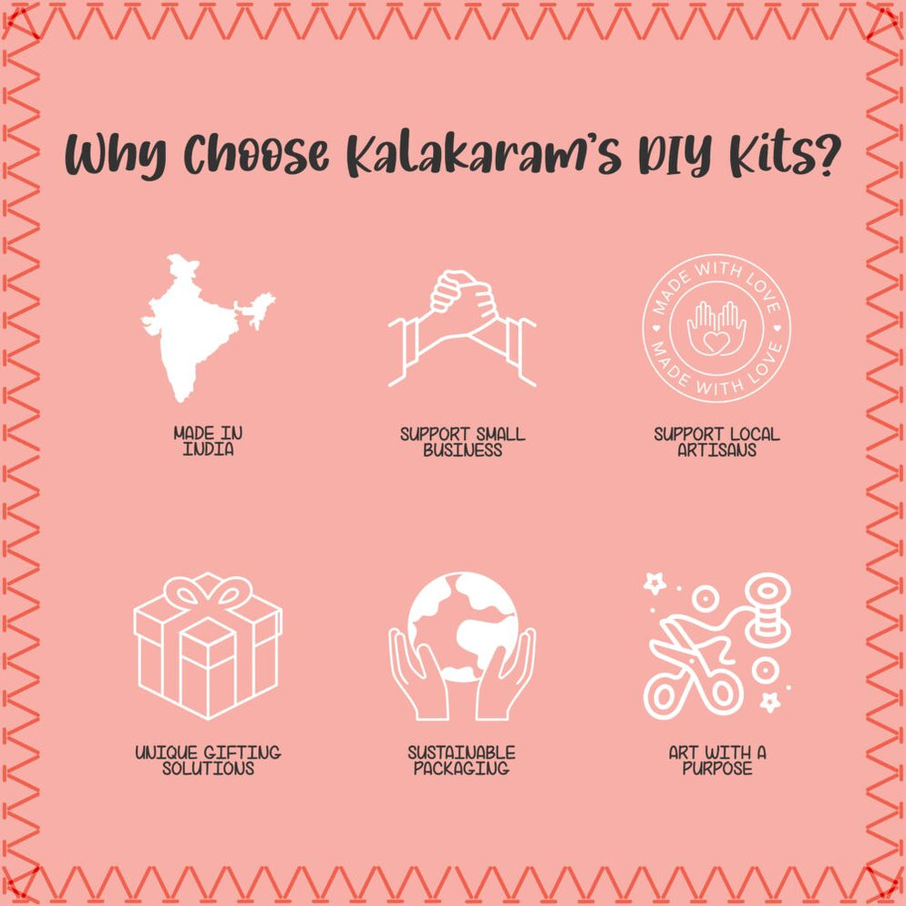 Kalakaram Make Your Own Hoop Art — Toycra