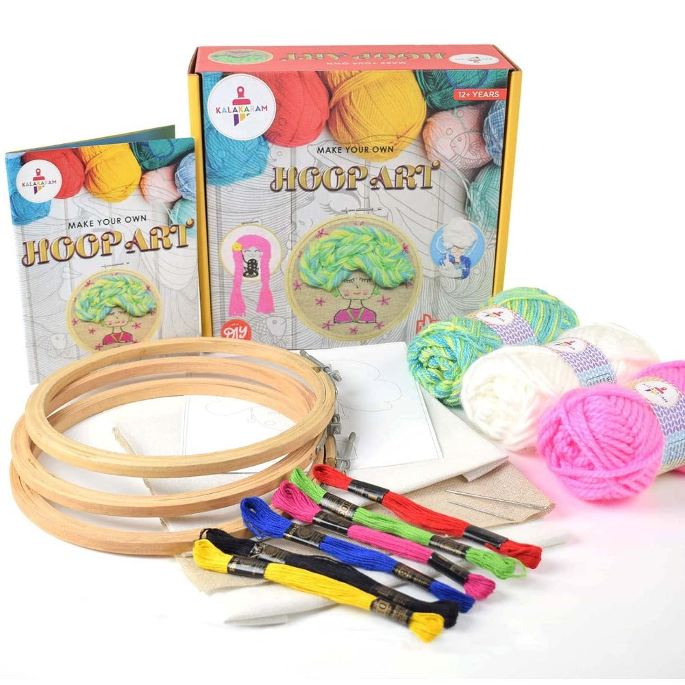 Kalakaram Make Your Own Hoop Art — Toycra