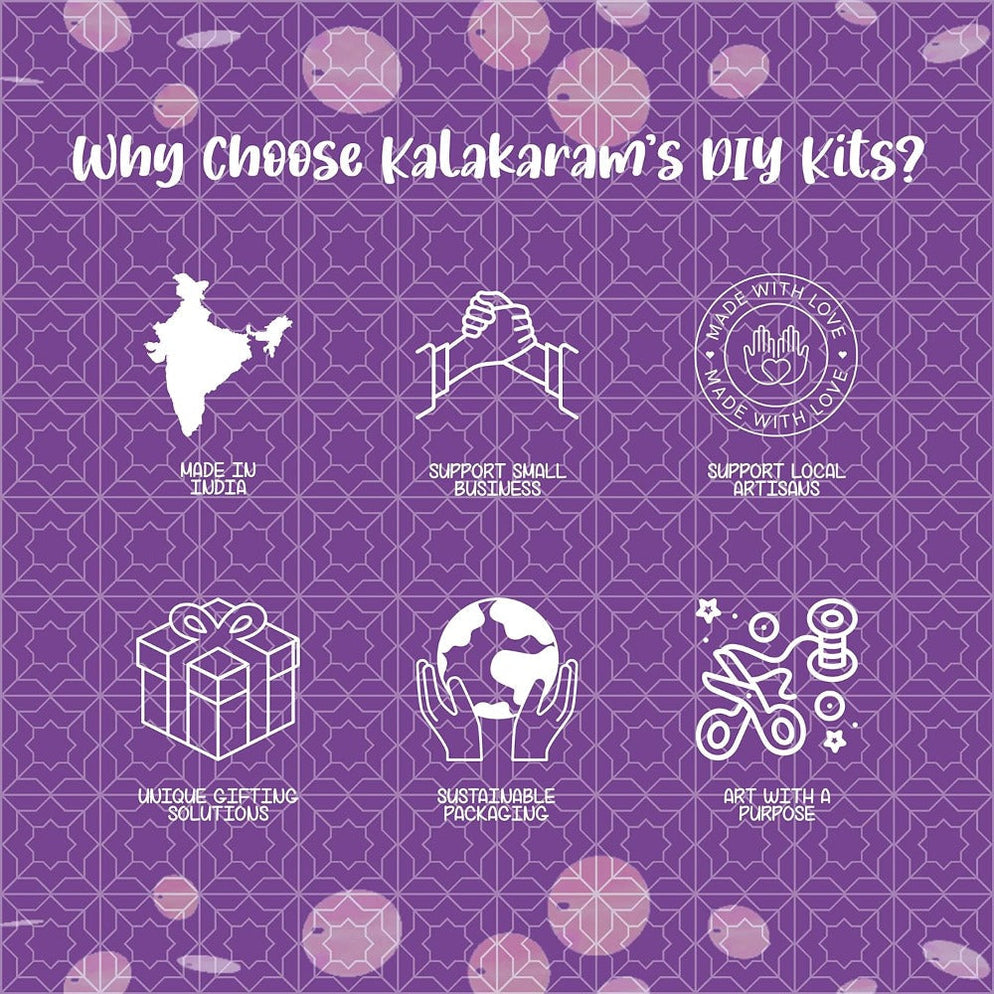 Kalakaram Make Your Own Lippan Art Pen Stand DIY Kit — Toycra