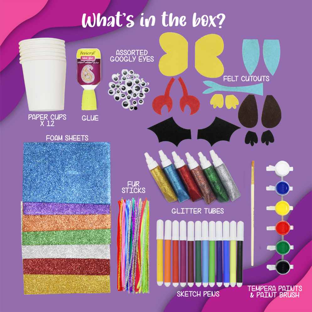 Kalakaram Paper Cup Craft Kit — Toycra