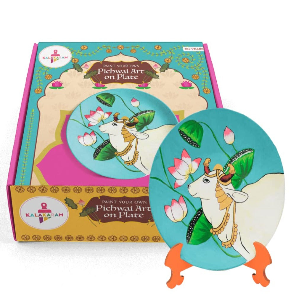 Kalakaram Pichwai Art on a Plate DIY Kit — Toycra