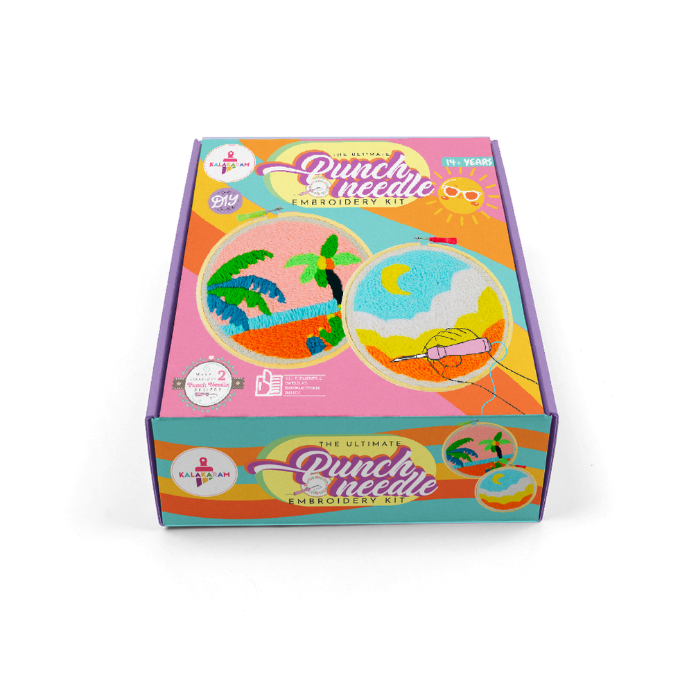 Kalakaram The Ultimate Punch Needle Embroidery Kit — Toycra