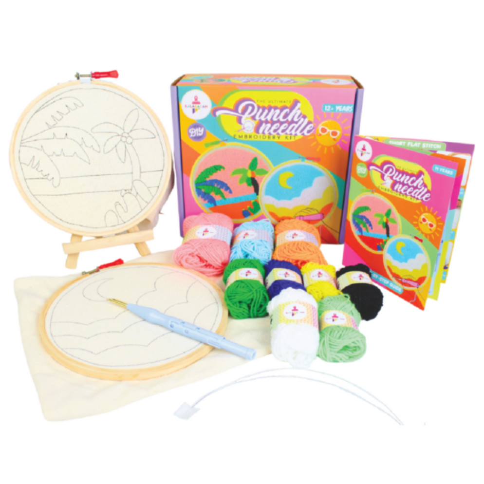 Kalakaram The Ultimate Punch Needle Embroidery Kit — Toycra