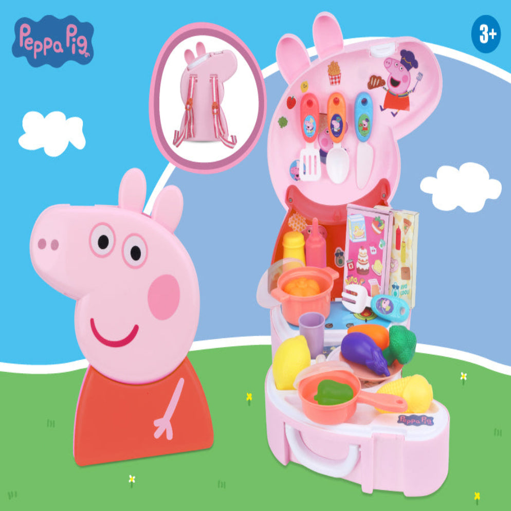 Karma Solutions Peppa Pig Kitchen Set with Kitchen Accessories - 25 Pi ...