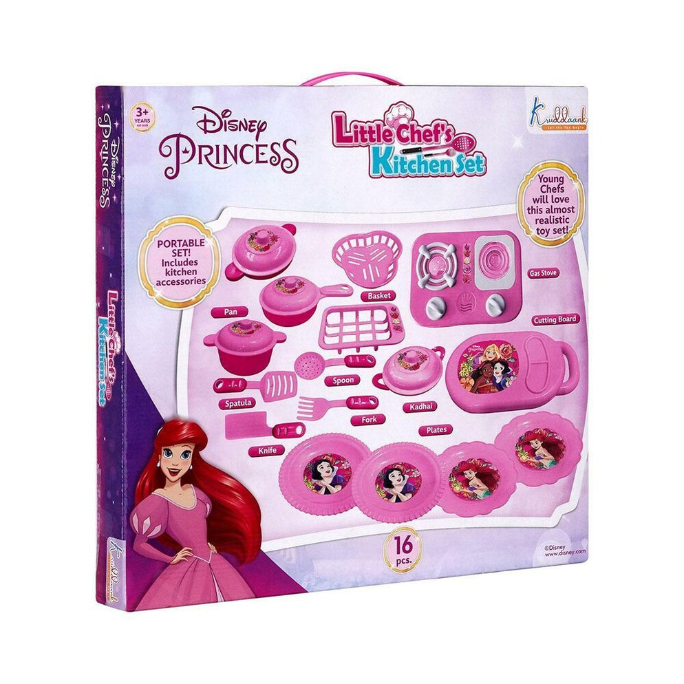 Kriiddaank Little Chef Kitchen Set Disney Princess -16 Pcs — Toycra