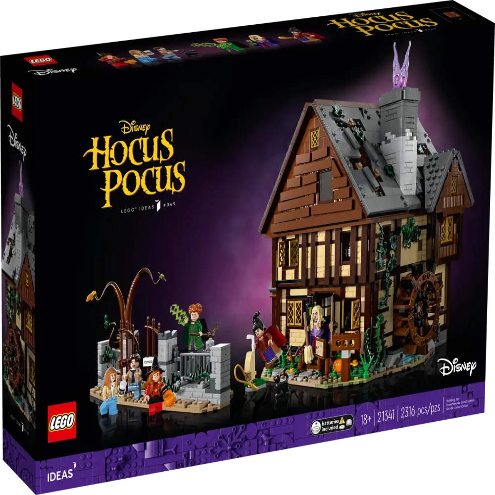 LEGO 21341 Ideas Disney Hocus Pocus The Sanderson Sister's Cottage (23 ...