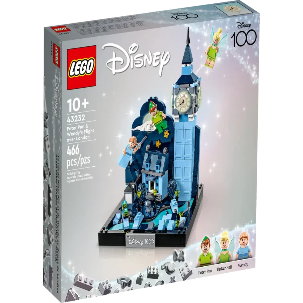 LEGO 43232 Disney Peter Pan & Wendy's Flight Over London (466 Pieces ...