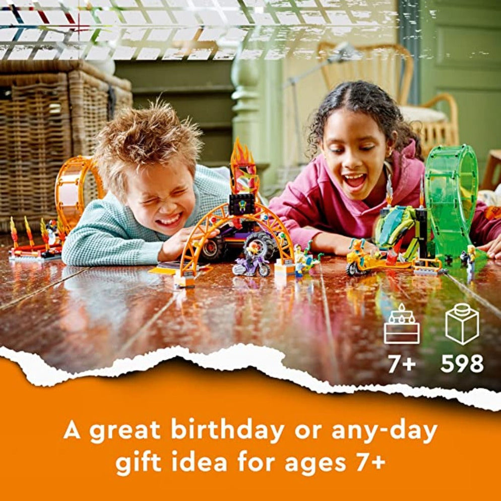 LEGO City 60339 Double Loop Stunt Arena — Toycra