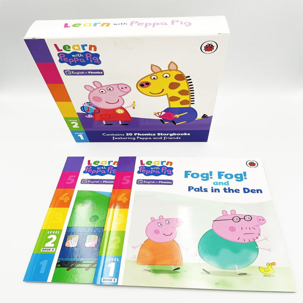 Learn With Peppa 1-20 Phonics Story Books — Toycra