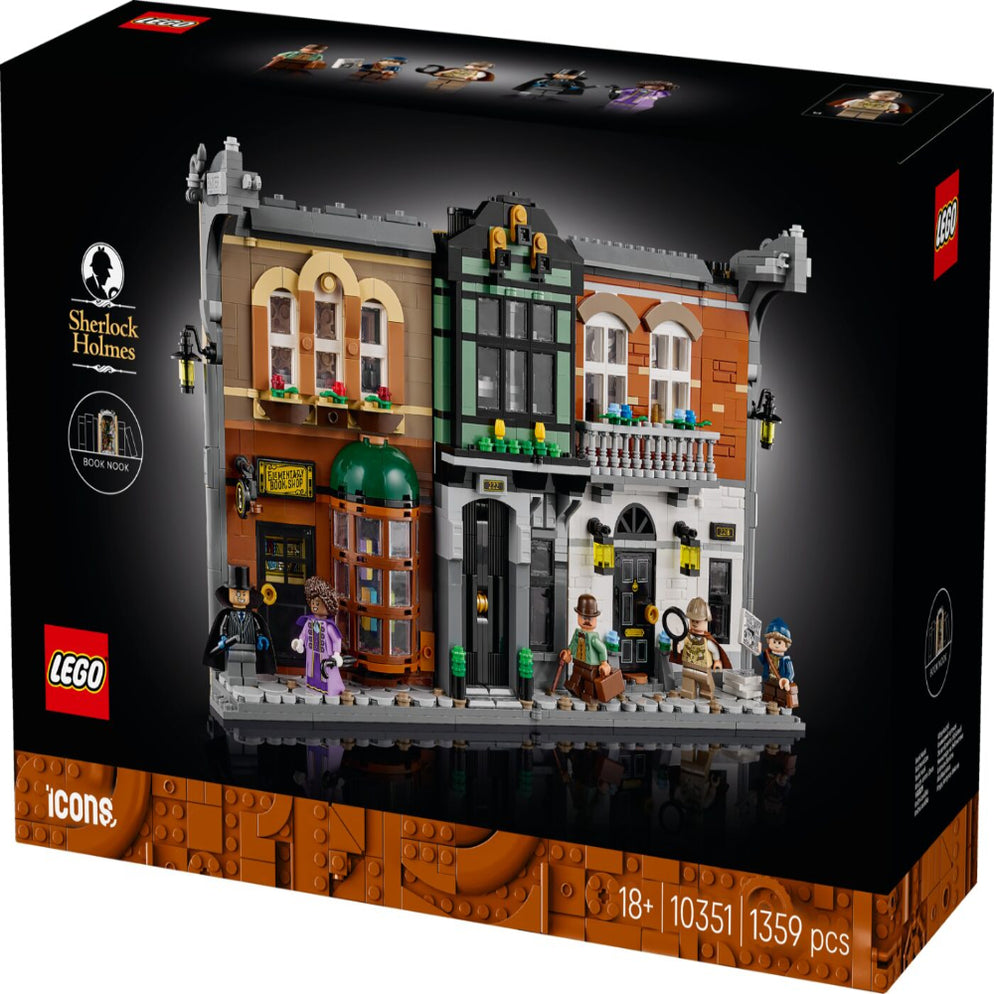 Lego 10351 Icons Sherlock Holmes: Book Nook (1359 Pieces) — Toycra