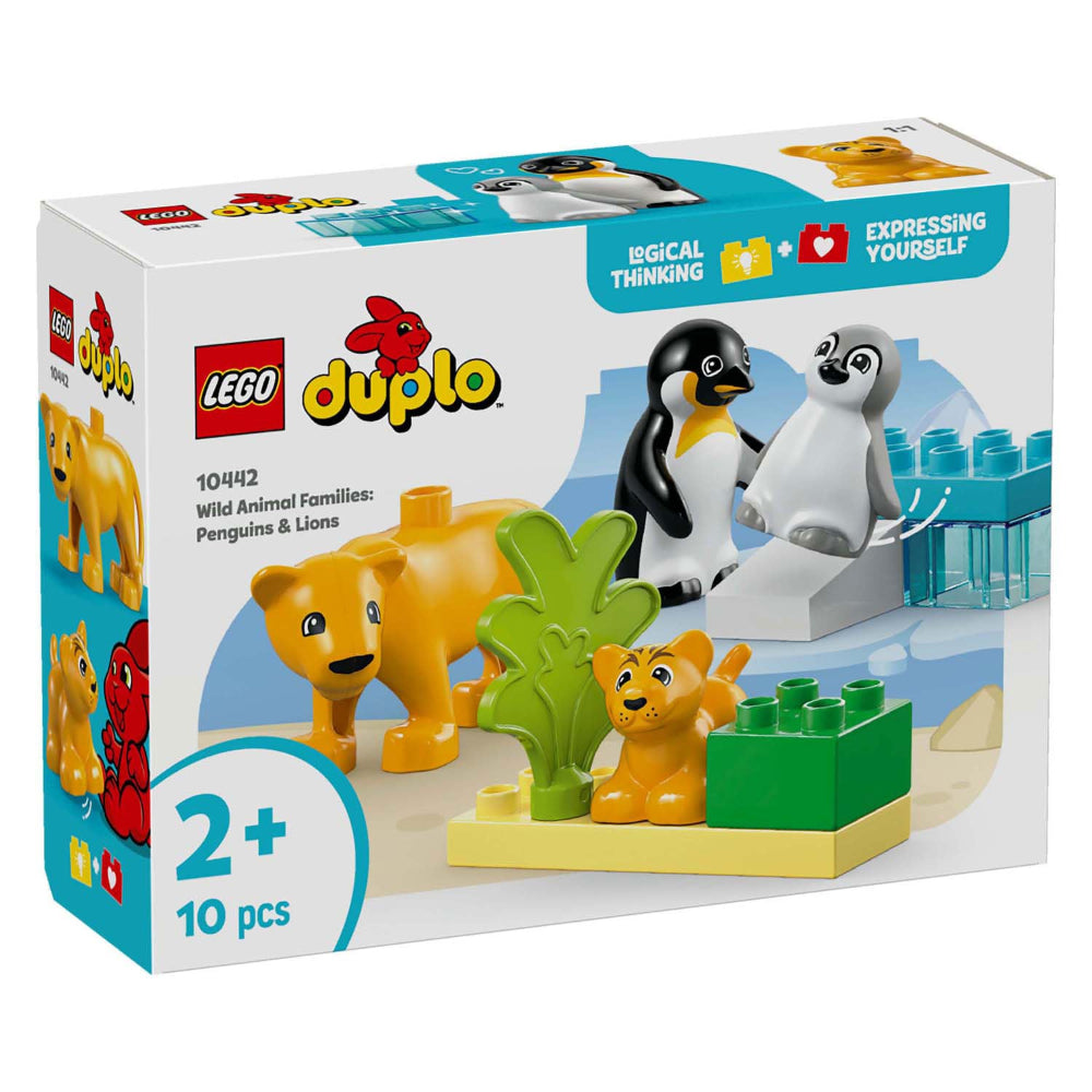 Lego 10442 Duplo Wild Animal Families Penguins & Lions (10 Pieces ...