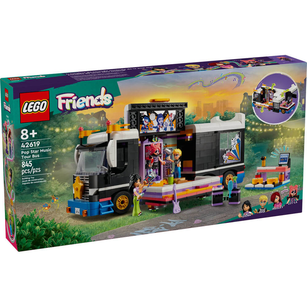 Lego 42619 Friends Pop Star Music Tour Bus (845 Pieces) — Toycra