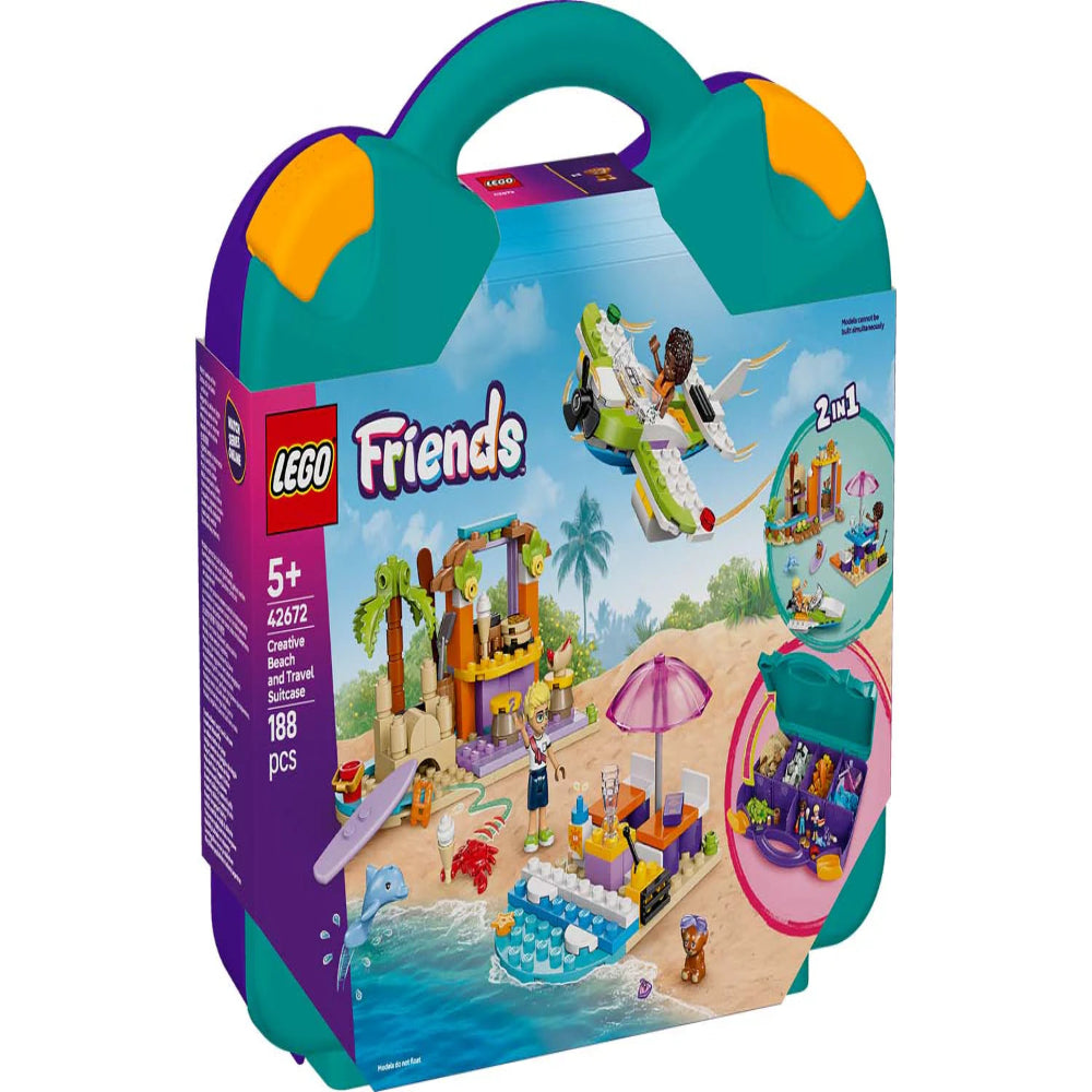 Lego 42672 Friends Creative Beach And Travel Suitcase (188 Pieces) — Toycra