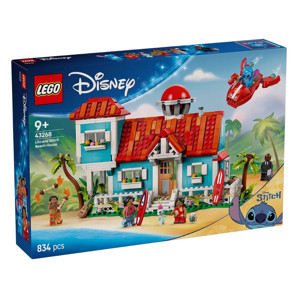 Lego 43268 Disney Lilo And Stitch Beach House (834 Pieces) — Toycra