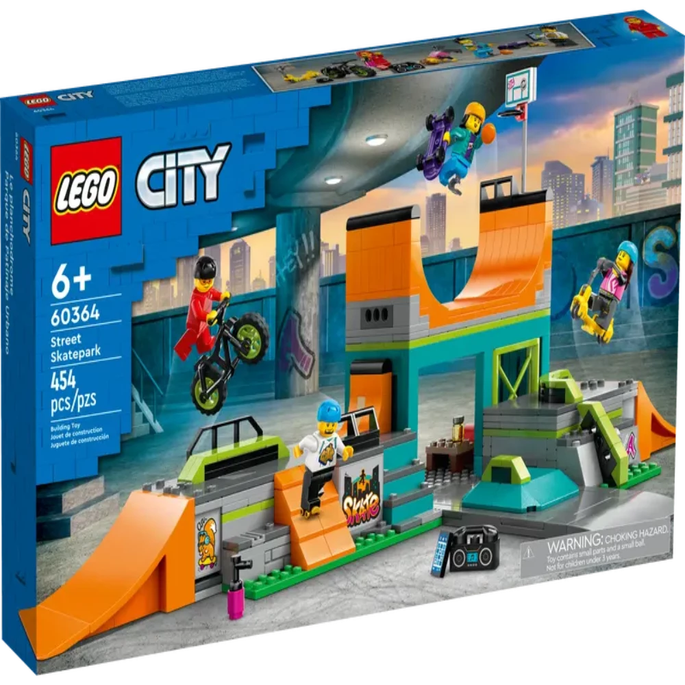 Lego 60364 City Street Skate Park - 454 Pieces — Toycra