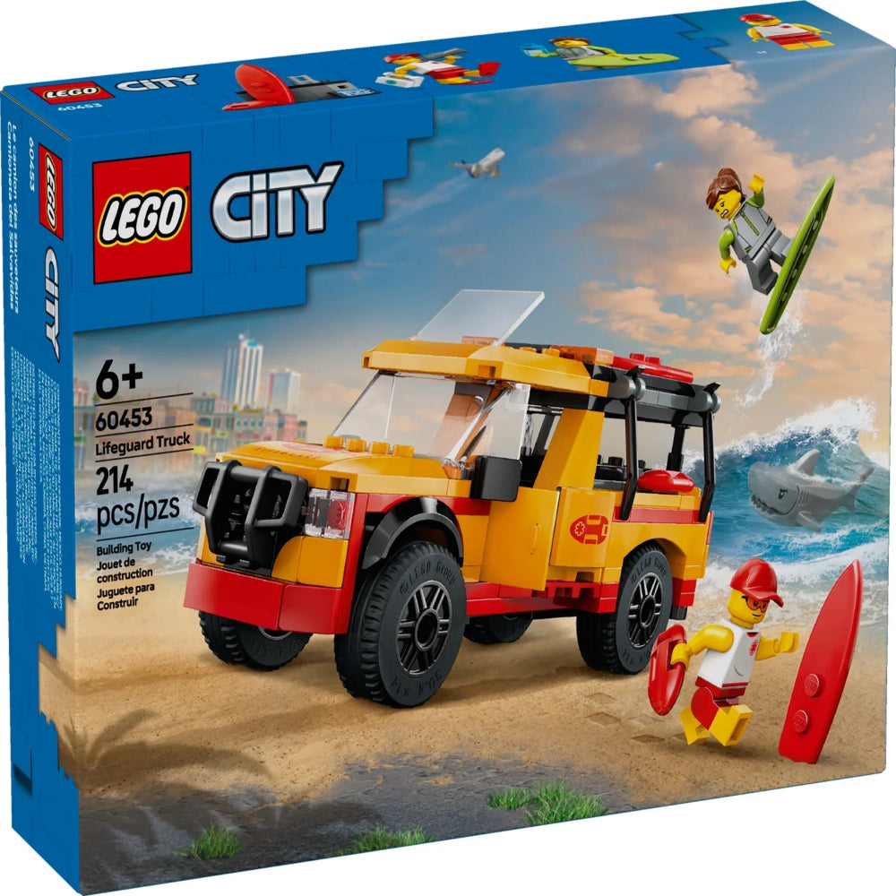Lego 60453 City Lifeguard Beach Rescue Truck (214 Pieces) — Toycra