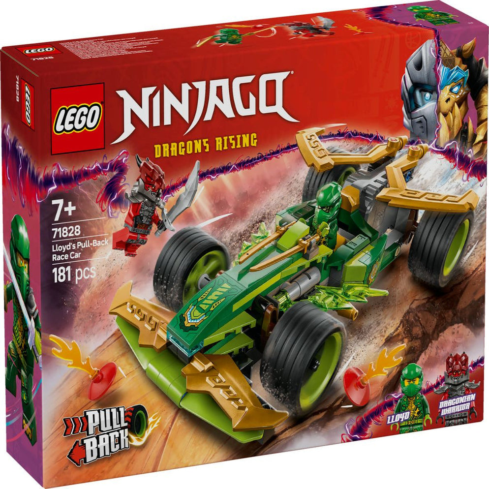 Lego 71828 Ninjago Lloyd's Pull-Back Race Car (181 Pieces) — Toycra