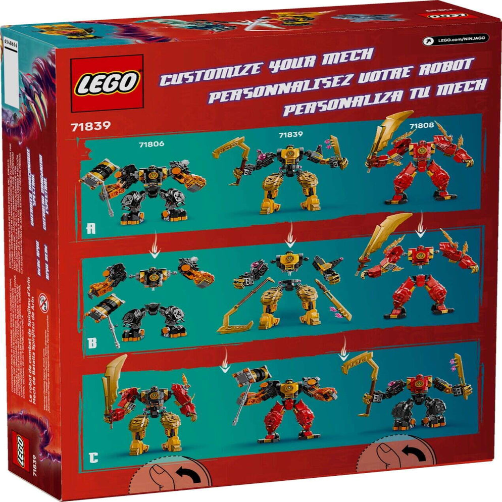 Lego 71839 Arin's Ninjago Spinjitzu Battle Mech (213 Pieces) — Toycra