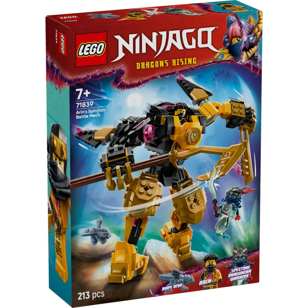 Lego 71839 Arin's Ninjago Spinjitzu Battle Mech (213 Pieces) — Toycra