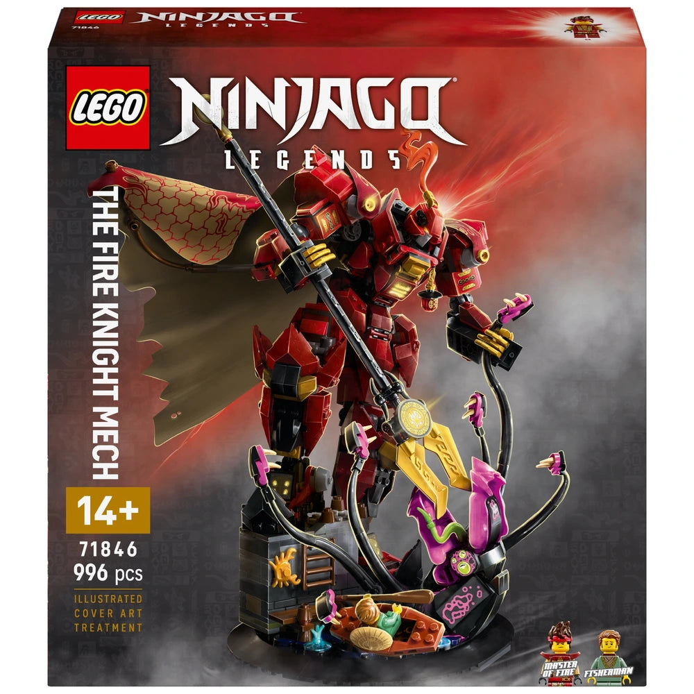 Lego 71846 Ninjago The Fire Knight Mech (996 Pieces) | Buy Online at ...