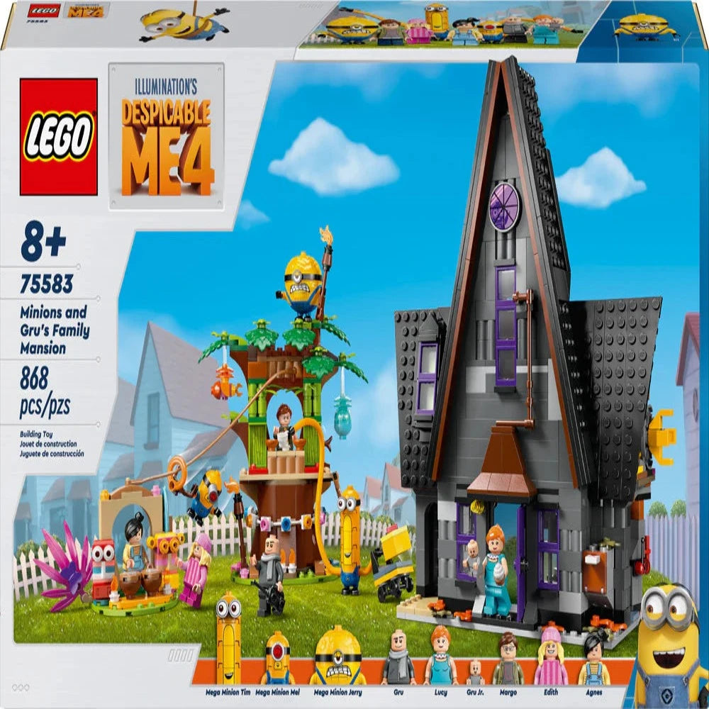 Lego 75583 Despicable Me Minions And Gru's Family Mansion (868 Pieces ...
