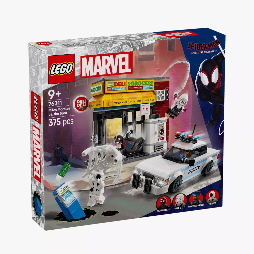 Lego 76311 Marvel Spider-Verse Miles Morales Vs. The Spot (375 Pieces ...