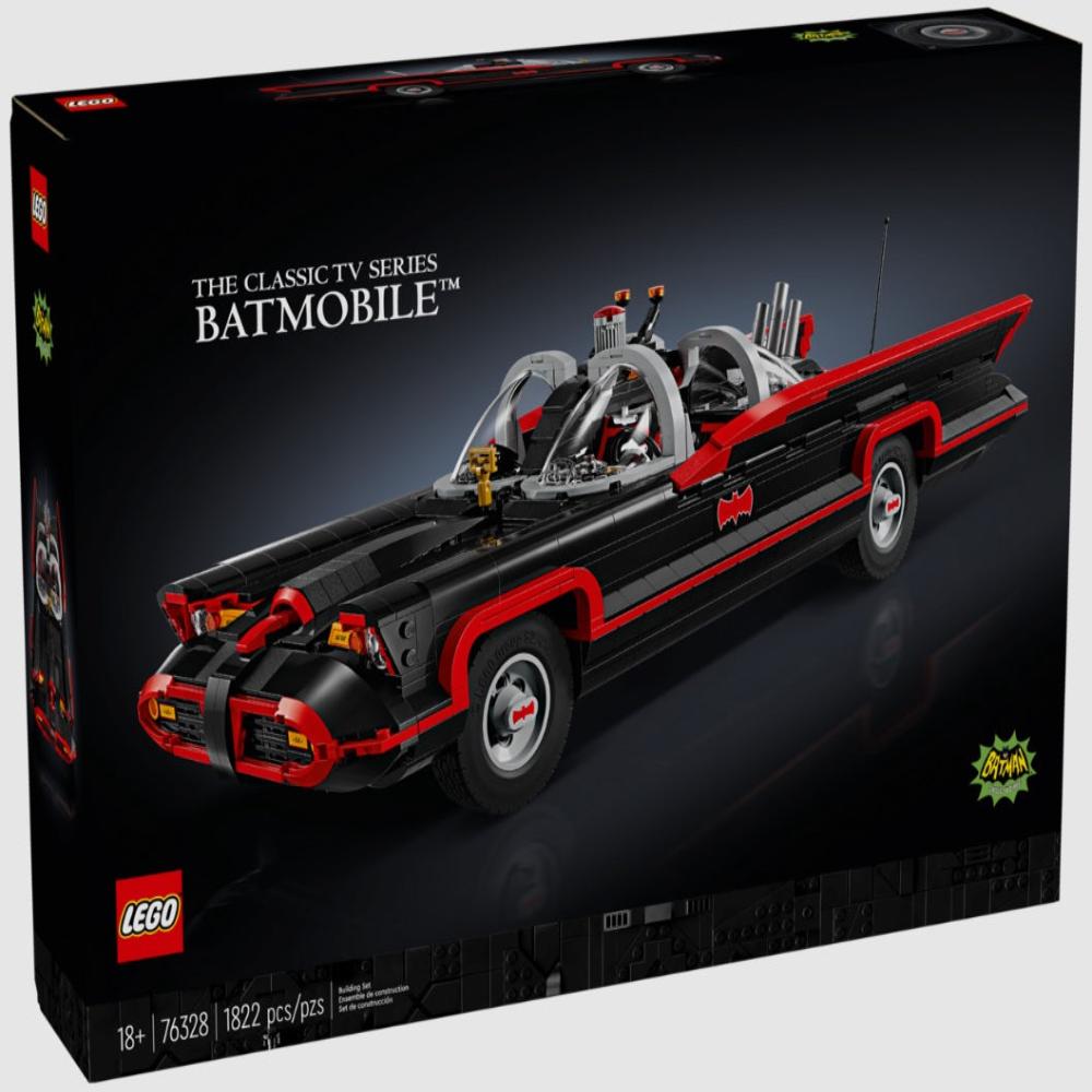 Lego 76328 Batman Batman The Classic TV Series Batmobile (1822 Pieces ...