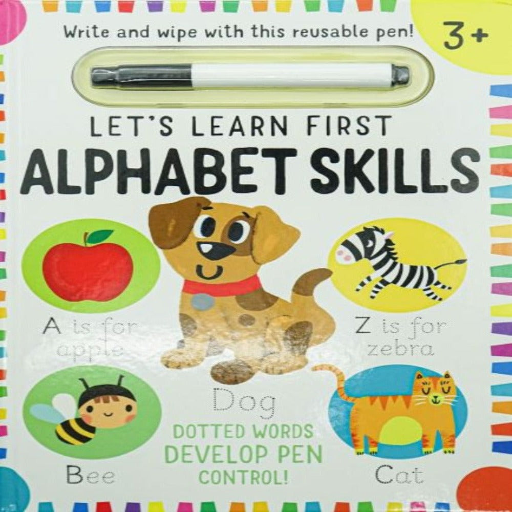 Let's Learn First : Alphabet Skills Wipe Clean — Toycra