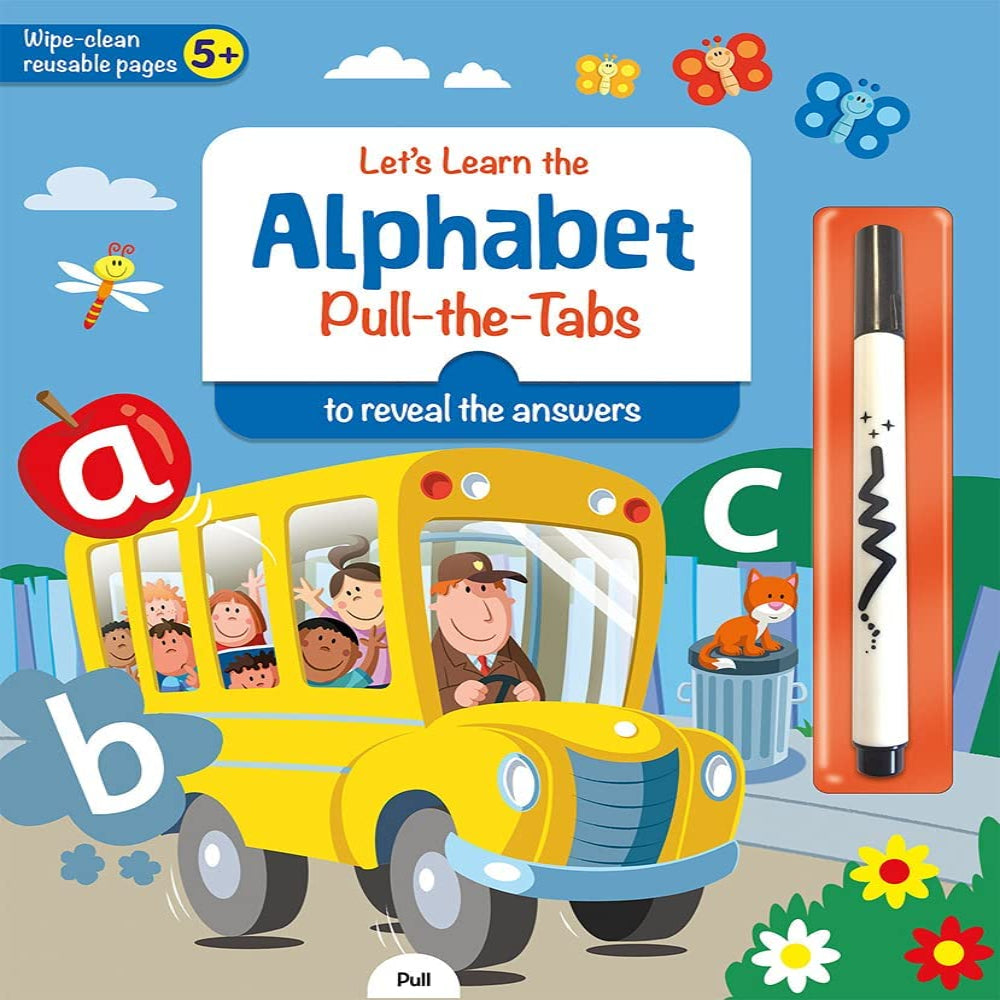 Let's Learn The Alphabet Pull The Tabs Book — Toycra
