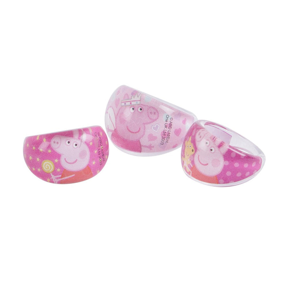 Lil Diva Peppa Pig Finger Rings Pack Of 3 — Toycra
