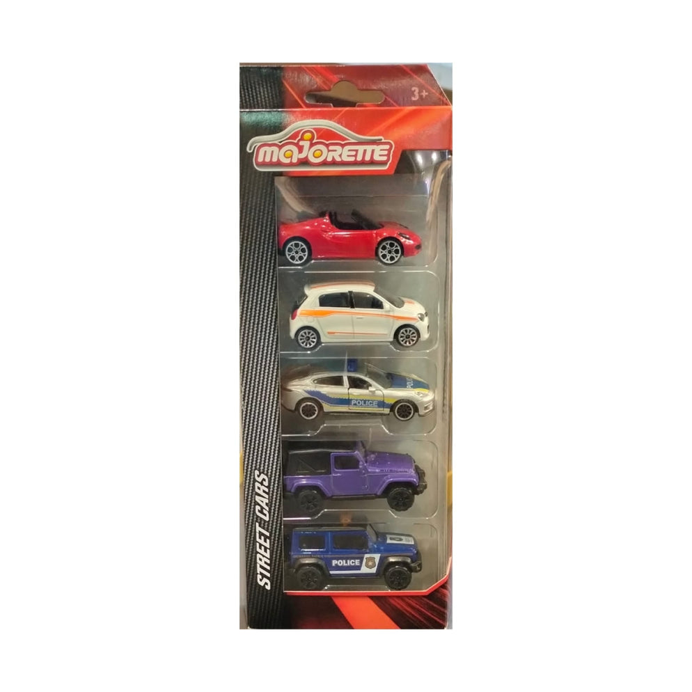 Majorette 5 Piece Street Cars Set - New — Toycra