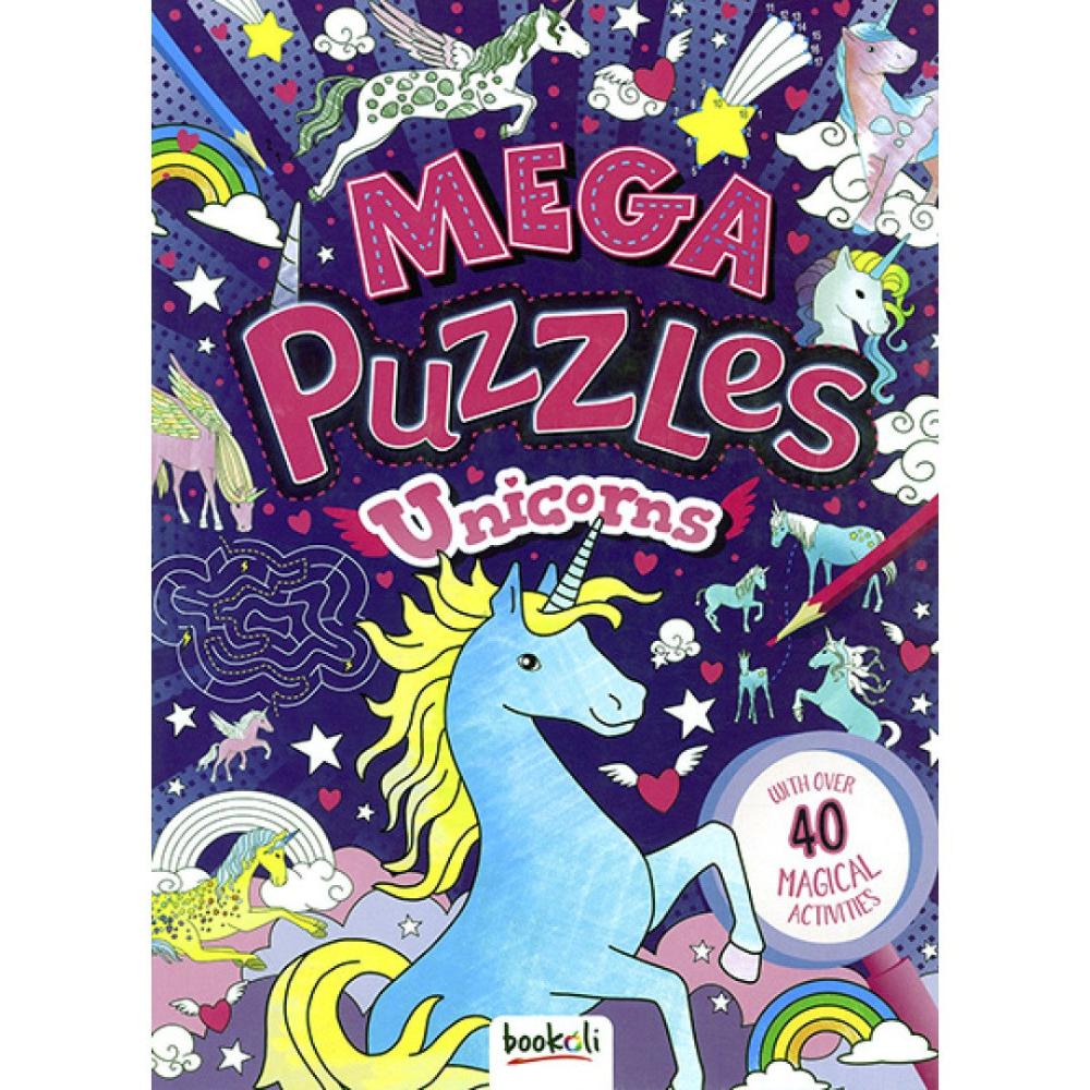 Mega Puzzles Unicorns Activity Book — Toycra