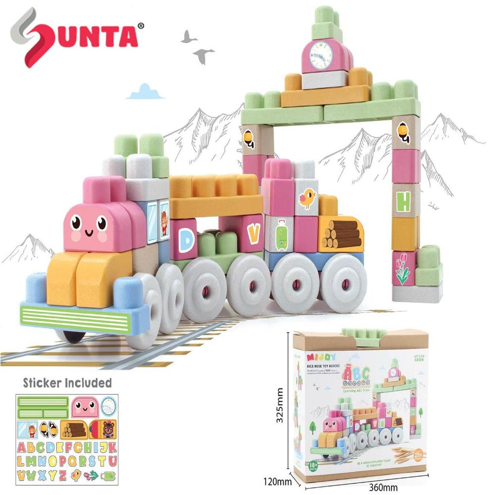 Mijoy Blocks- 80PCS Train Set — Toycra